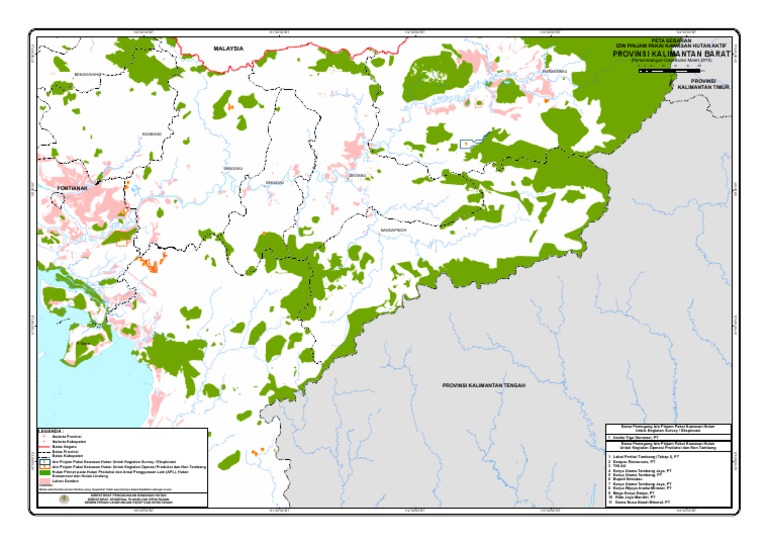 Kalbar Peta Kawasan Hutan | PDF