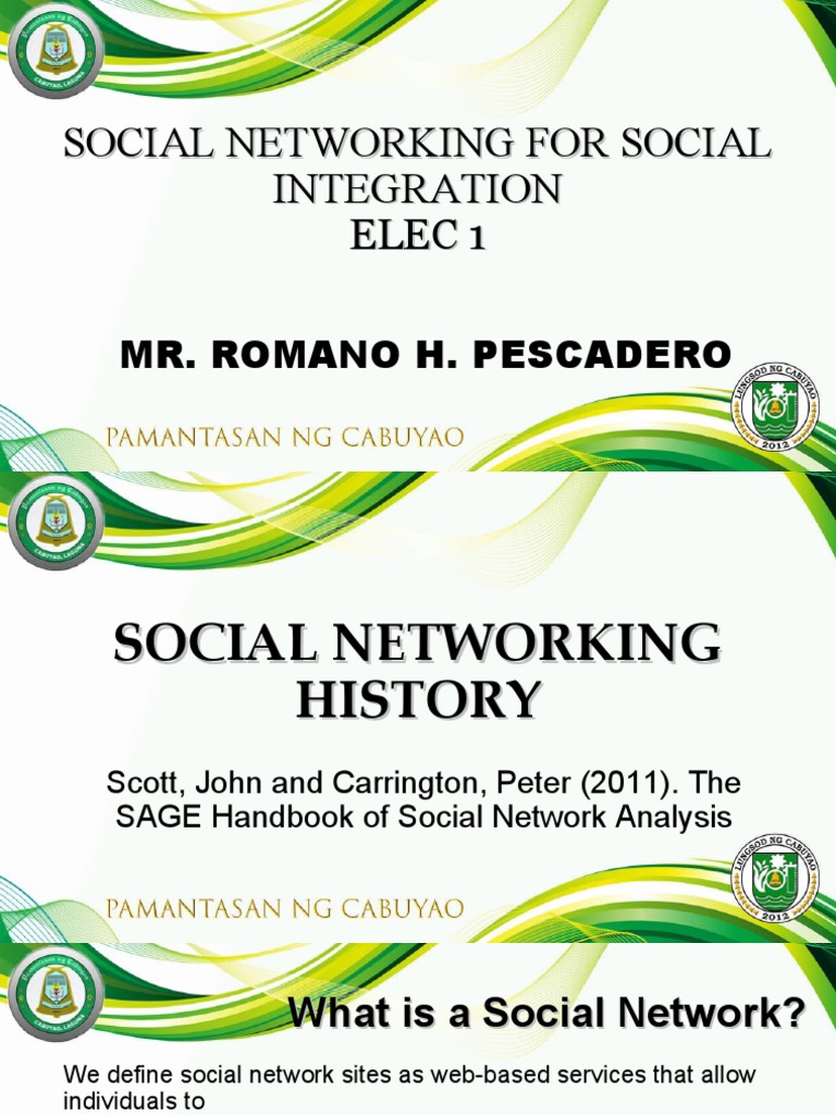 Social Networking History | PDF | Social Networking Service | Software