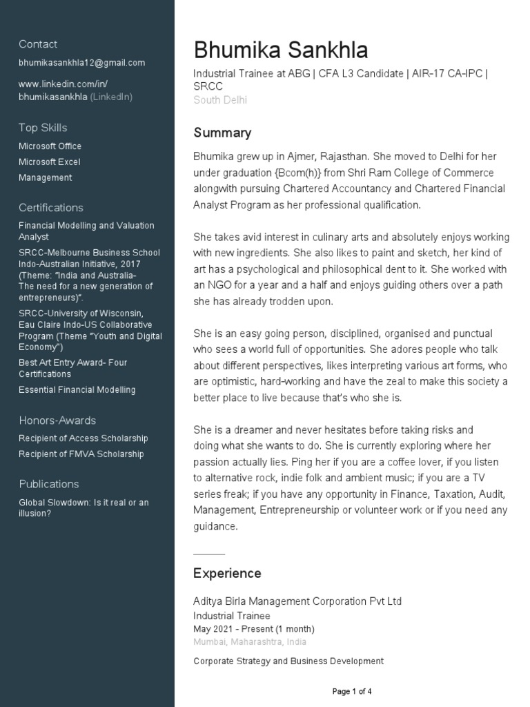 Profile Sankhala | PDF | Economies | Business