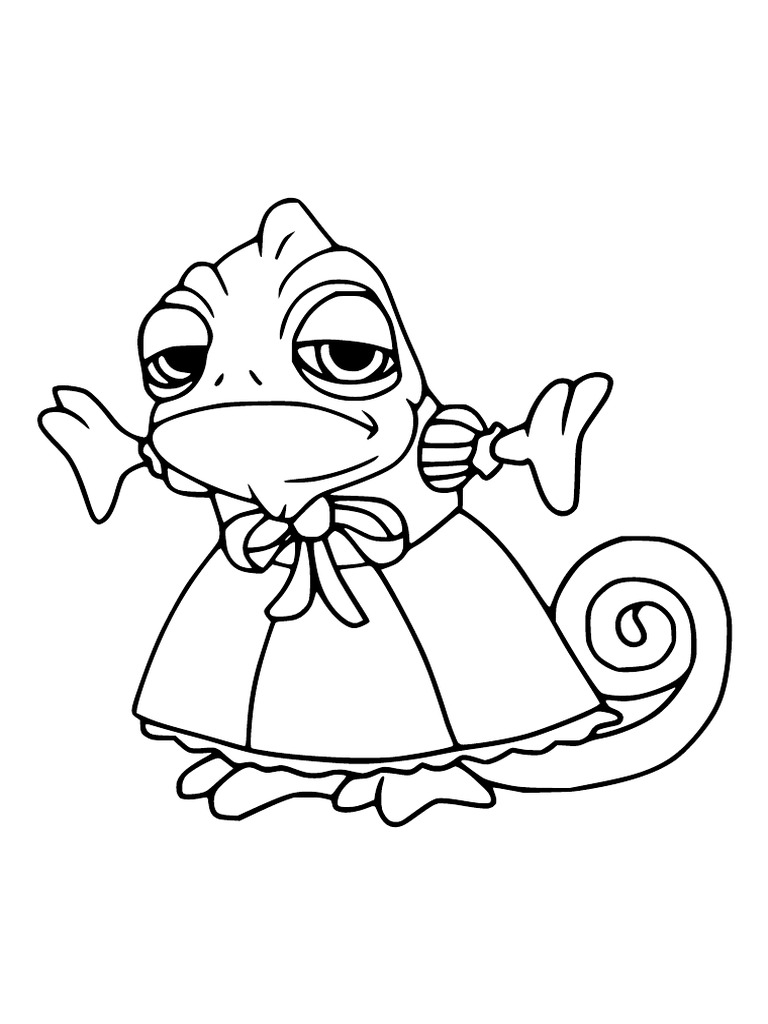 Pascal Dress Coloring Page | PDF | Art