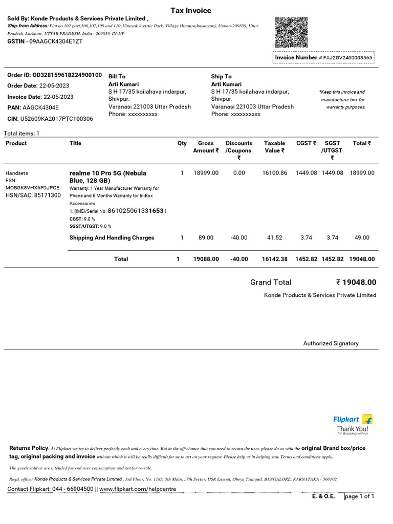 OD328159618224900100 | PDF | Payments | Government Finances