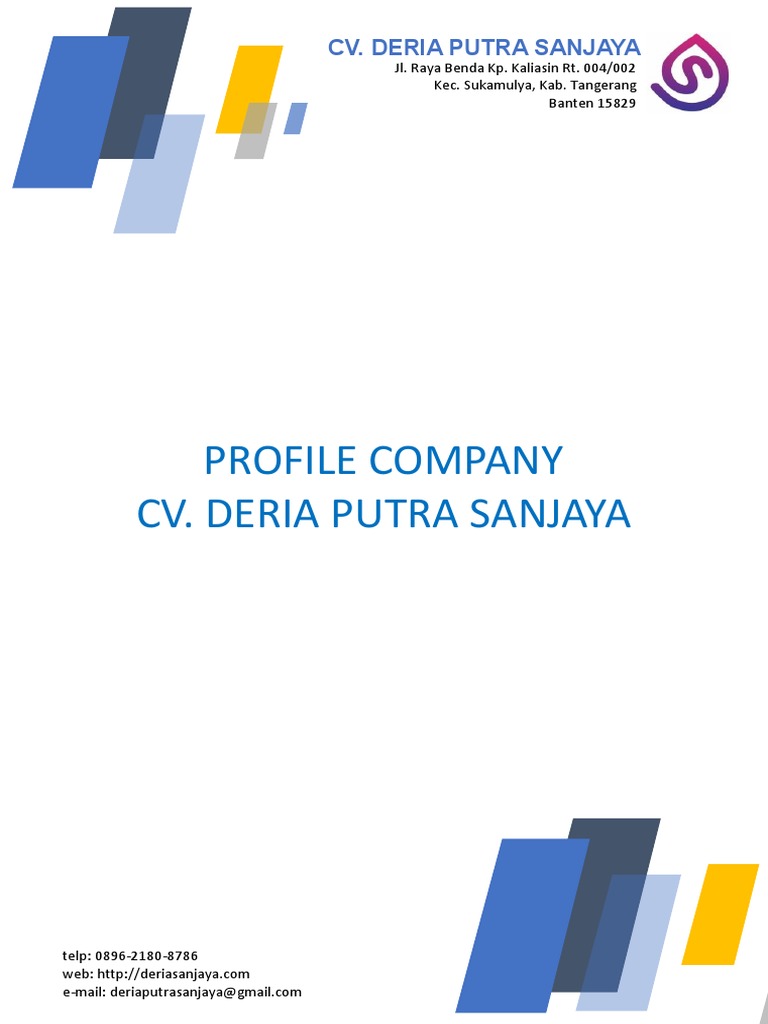 Profil CV Deria Putra Sanjaya | PDF