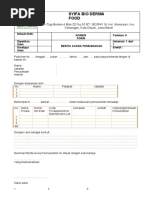 Contoh Formulir Pemesanan Barang | PDF