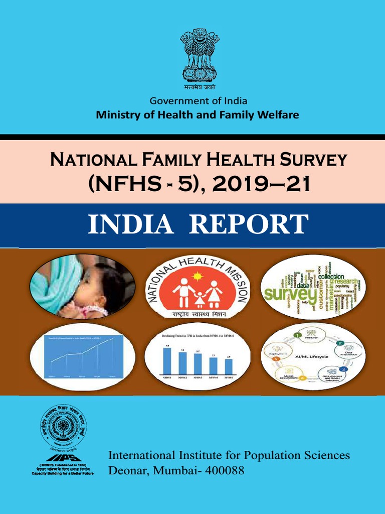 National Family Health Survey Nfhs 5 2019 21 Final Report Vol I Pdf