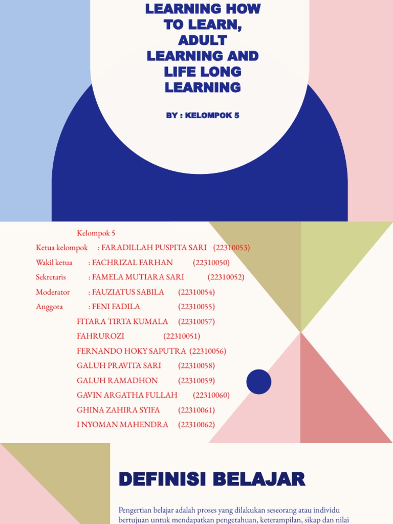 Kelompok GS 5 - Learning How To Learn | PDF
