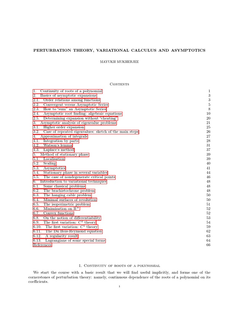 Asymptotic Methods 1 | PDF | Asymptotic Analysis | Mathematical Analysis