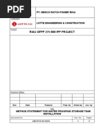 WORKS METHOD STATEMENT Ceiling Works | PDF | Ceiling | Wall