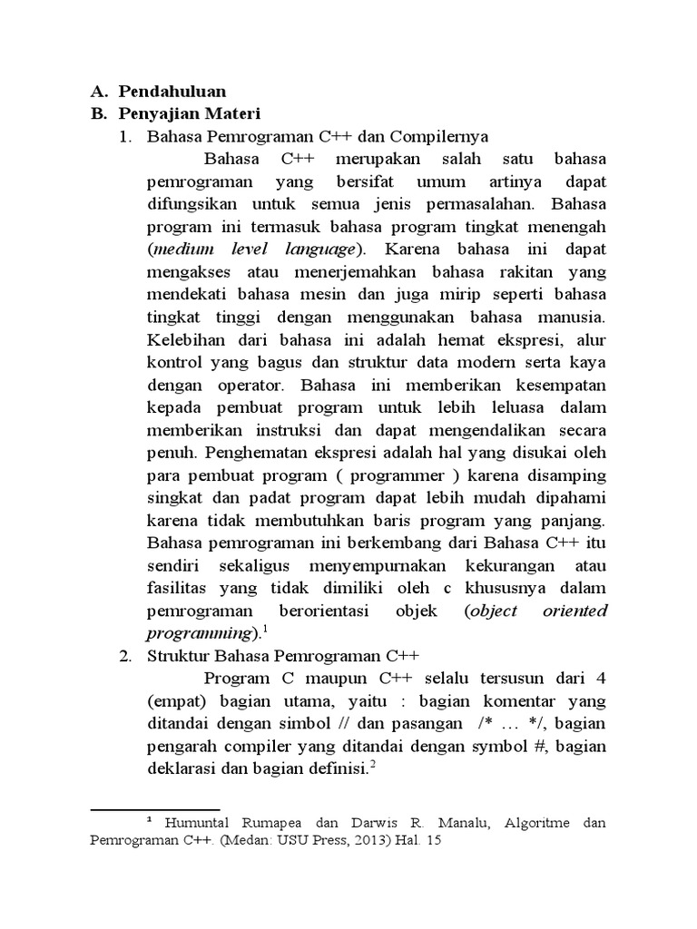 Panduan Dasar C++ untuk Pemula | PDF | Komputer