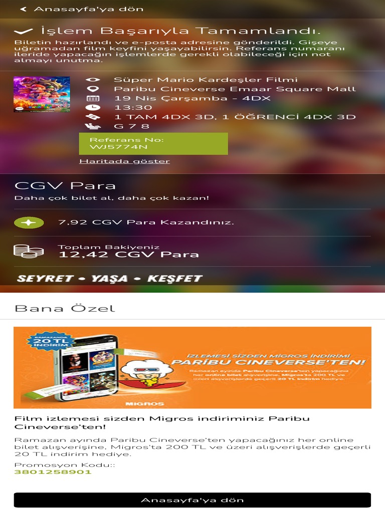 Sinema Bileti 2 | PDF