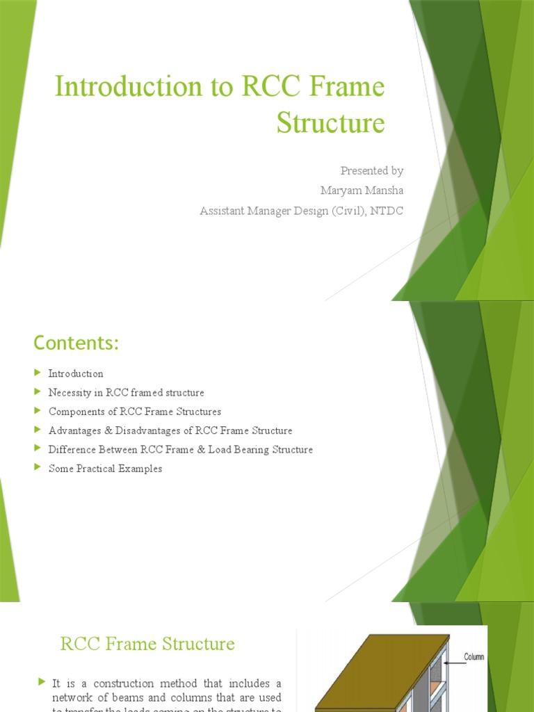Introduction To RCC Frame Structure | PDF | Deep Foundation | Concrete
