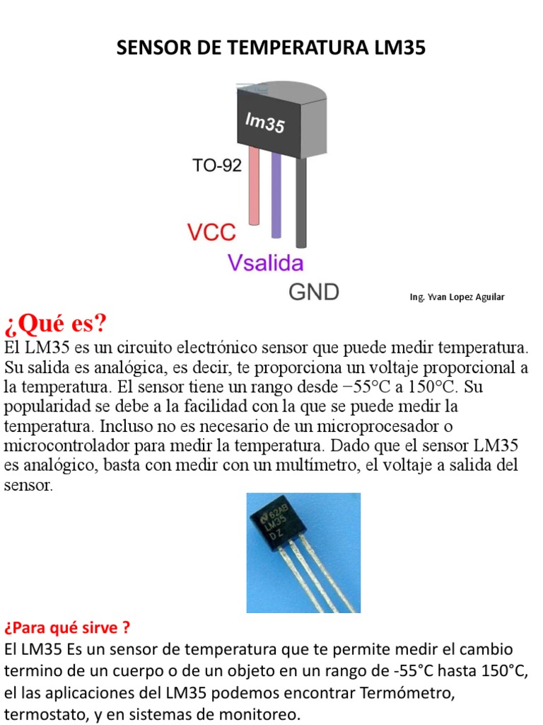 LM35 Loyola | PDF | Sensor | Temperatura
