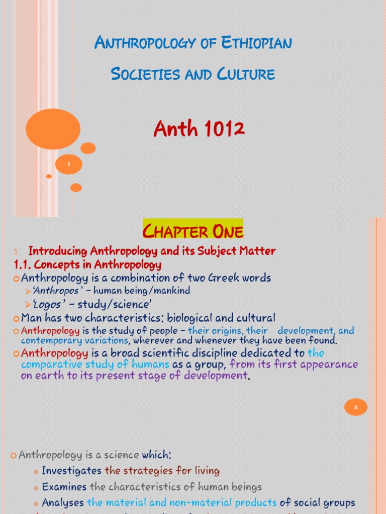 Anthropology Power Point Chap1-6-1 | PDF | Anthropology | Marriage