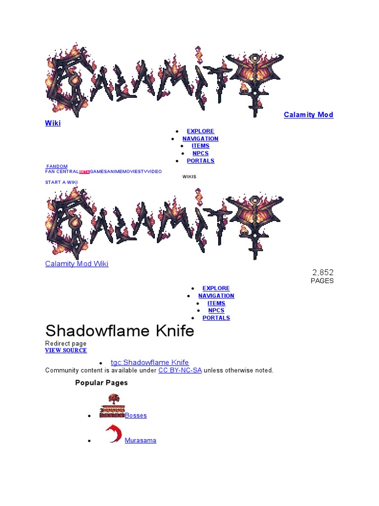 Shadowflame Knife | PDF | Web 2.0 | Websites