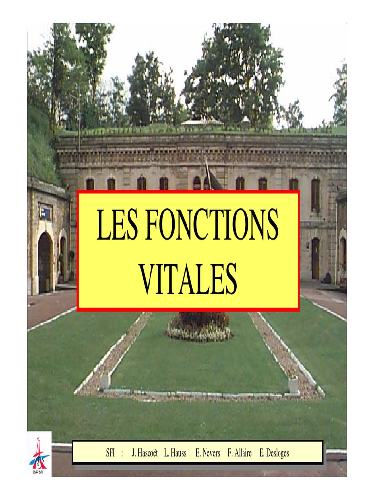 A Les Fonctions Vitales | PDF | Sang | Système respiratoire