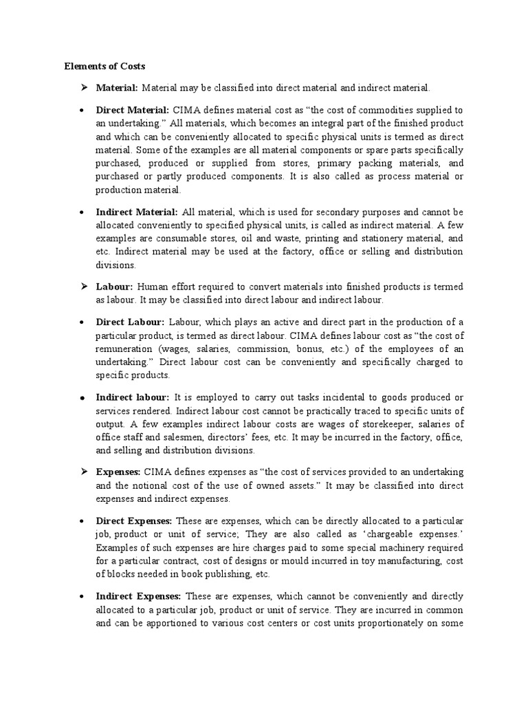 Unit 1 Introduction to Cost Accounting | PDF | Cost | Cost Accounting