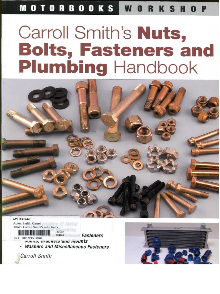 Carroll Smith - Nuts, Bolts, Fasteners and Pumbing Handbook | PDF