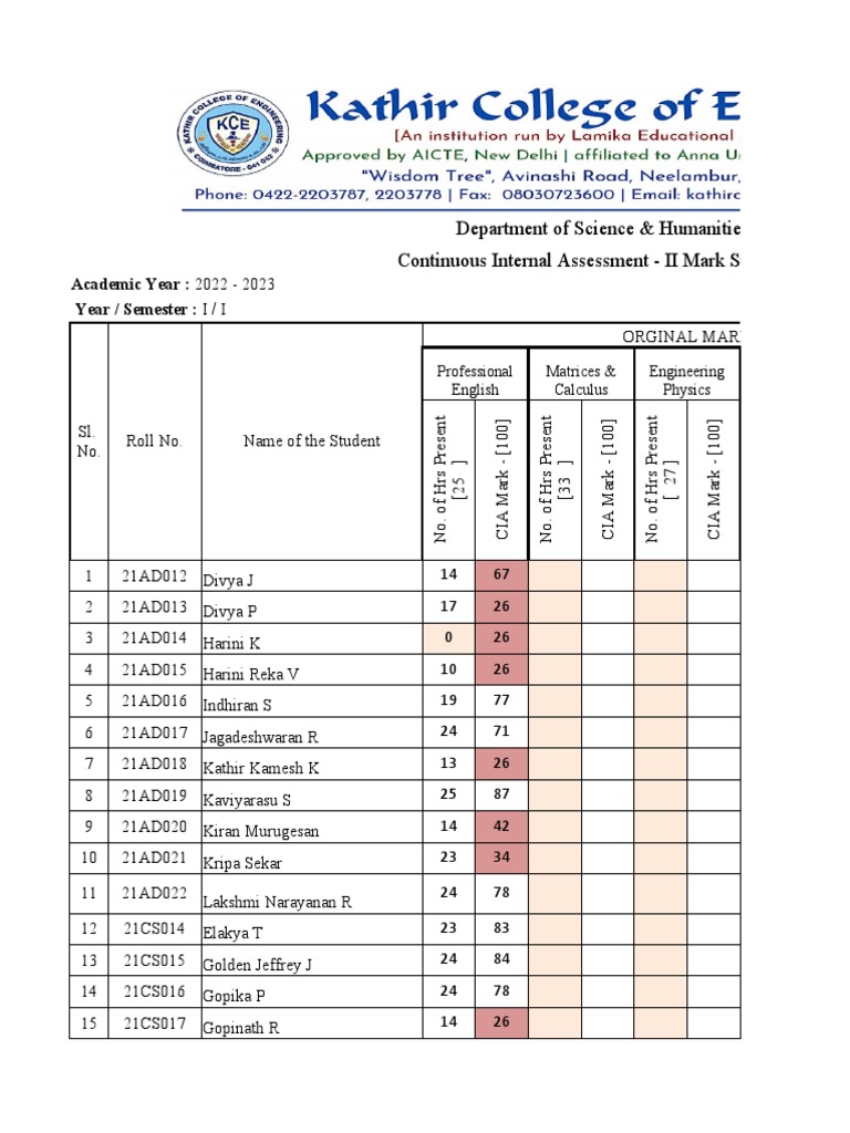 SEC B - For All Subjects | PDF