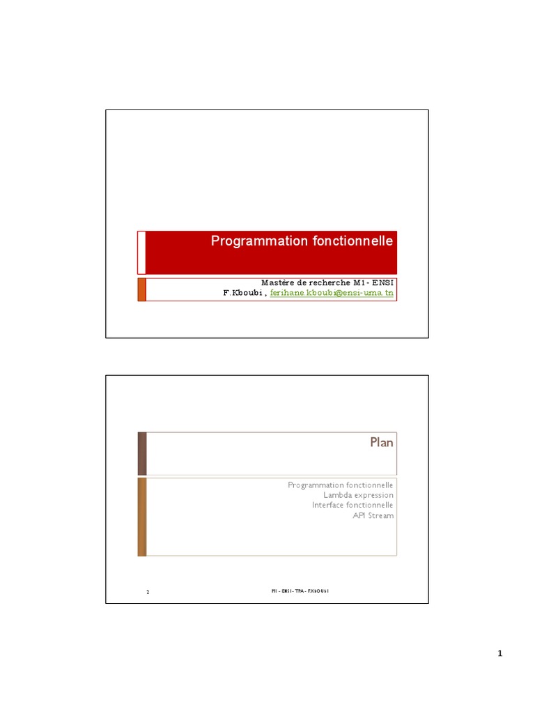 TPA Lambda | PDF | Classe (informatique) | Programmation informatique