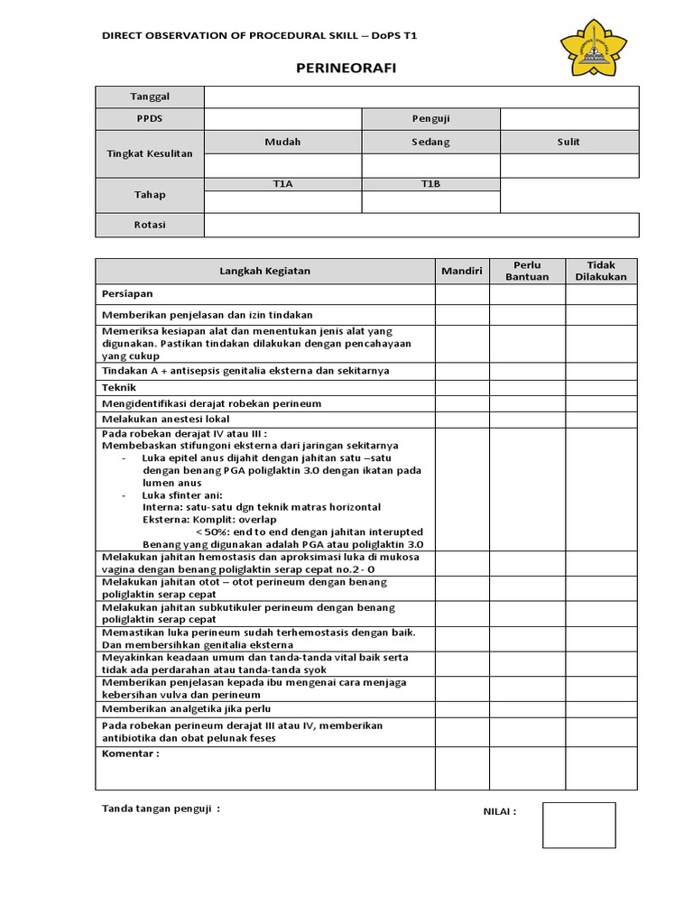 DOPS Perineorafi | PDF