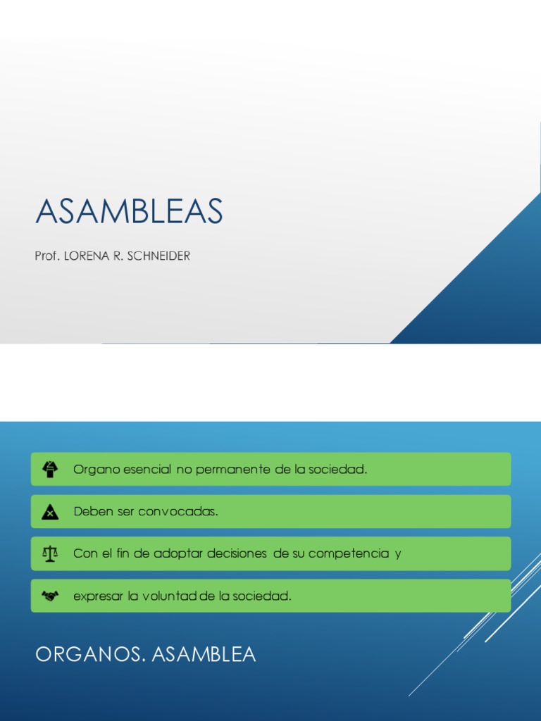 Asambleas. | PDF | Quórum | Esfera pública