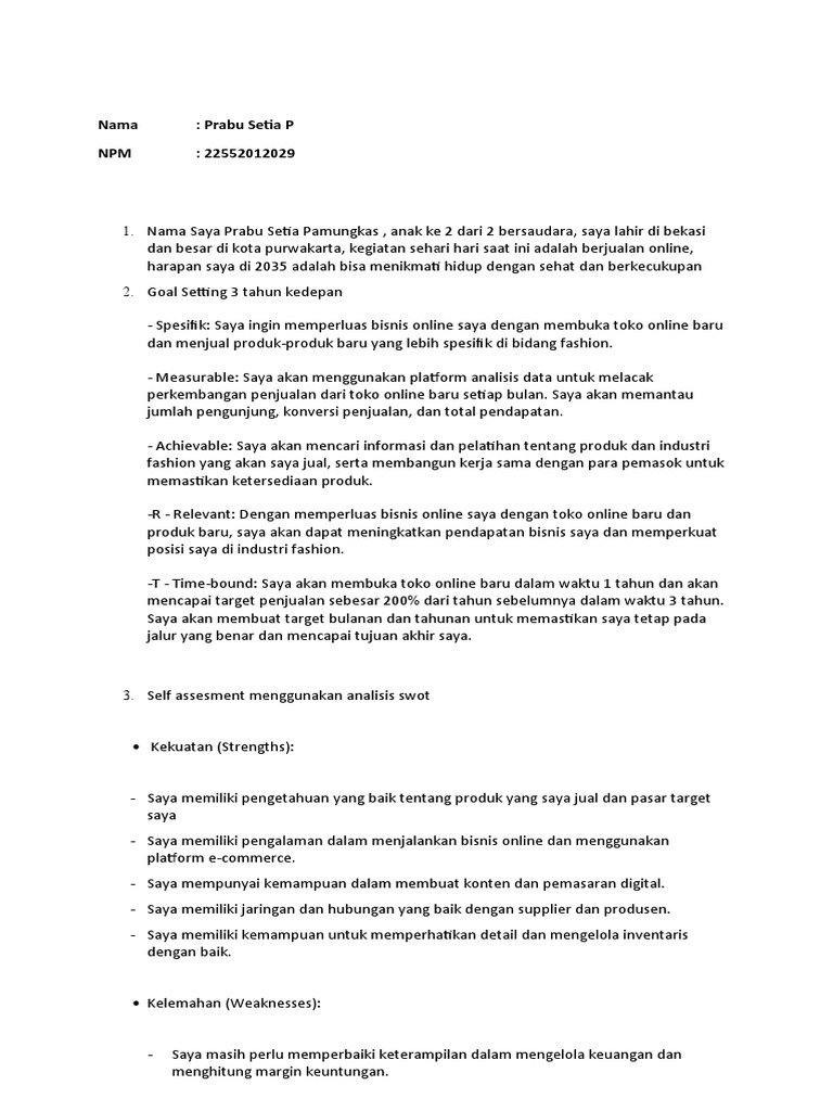 Uts Prodev Fix | PDF | Karier & Perkembangan