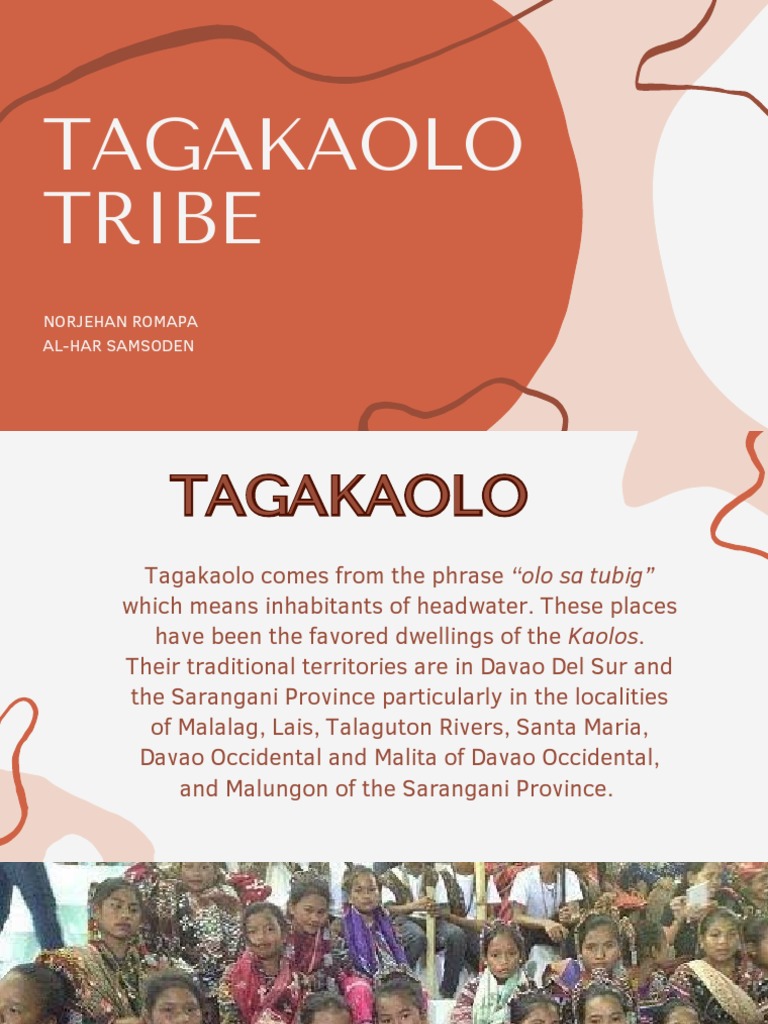 Tagakaolo Tribe | PDF