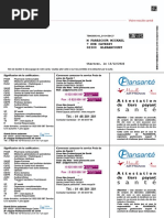 Feuille de Soins Mutuelle Des Far Maroc PDF | PDF | Maroc | Assurance