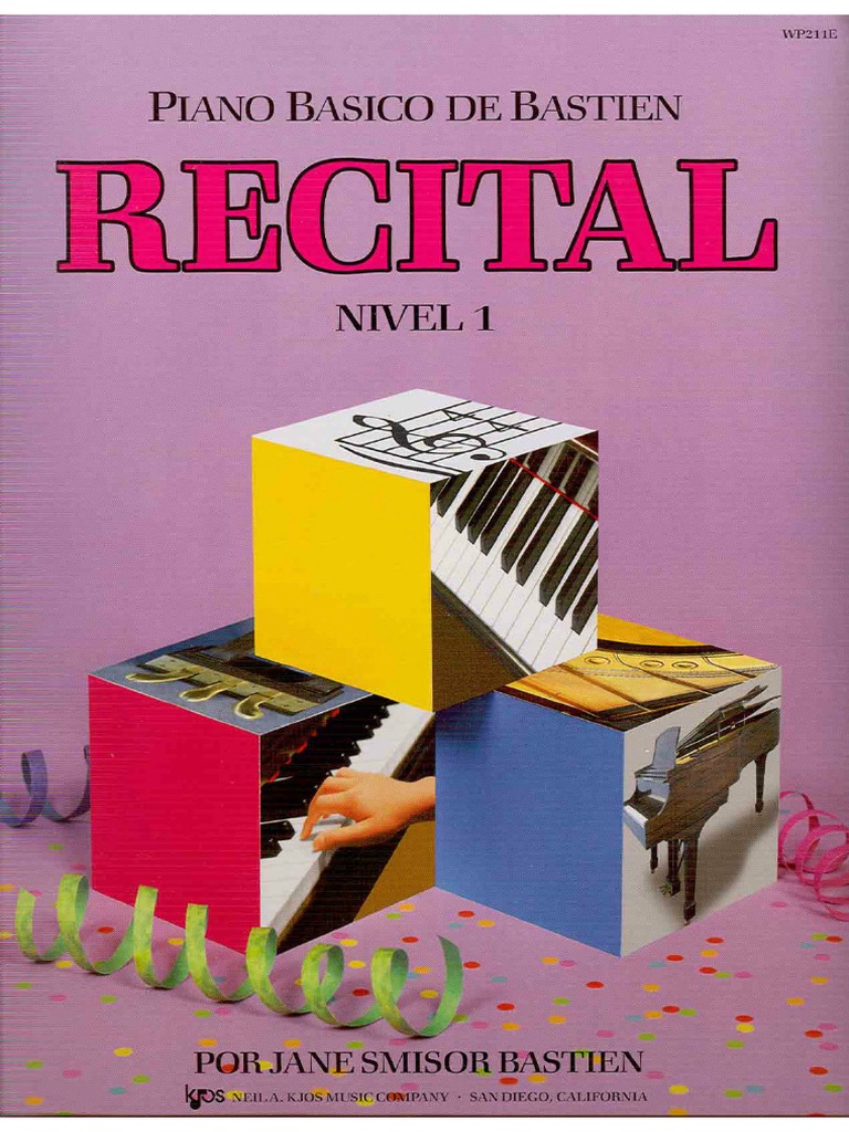 Piano Basico de Bastien - Nivel 1 Recital | PDF