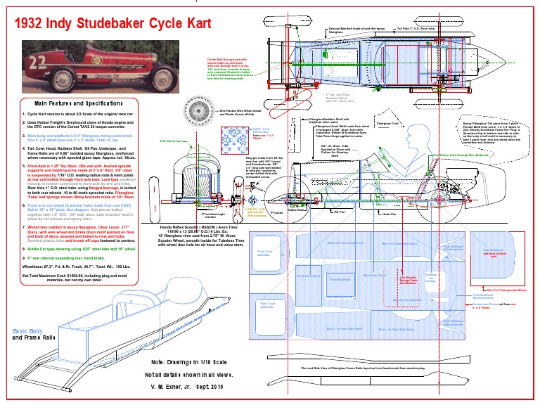 Virgil Indy500 1932.studebaker | PDF | Axle | Motor Vehicle