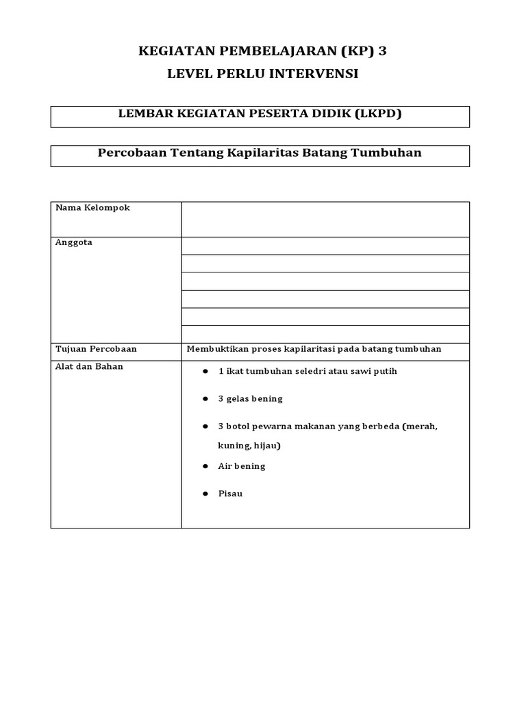 Siti Rawati Lkpd Literasi Sains Pdf