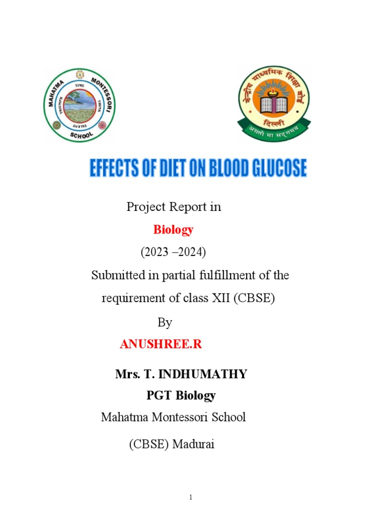Bio 12th Thesis | PDF | Dietary Fiber | Diet & Nutrition