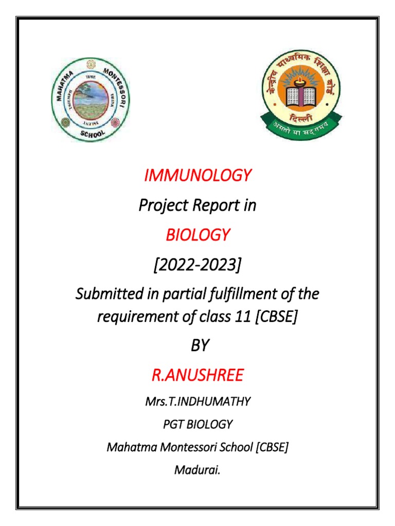 Biology Thesis | PDF | Antigen | Immune System
