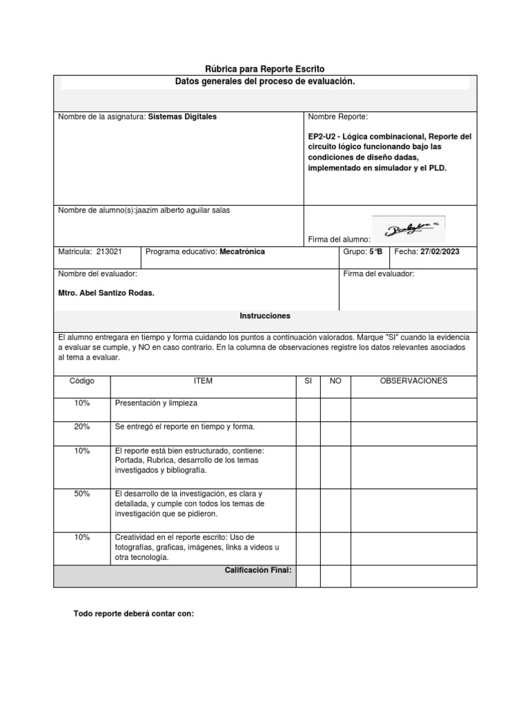 EP2-U2 - Jaazim Alberto Aguilar Salas - 213021 | PDF | Matriz (Matemáticas) | Almacenamiento de ...