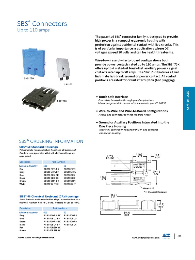 sbs75x Ds | PDF | Electrical Connector | Printed Circuit Board