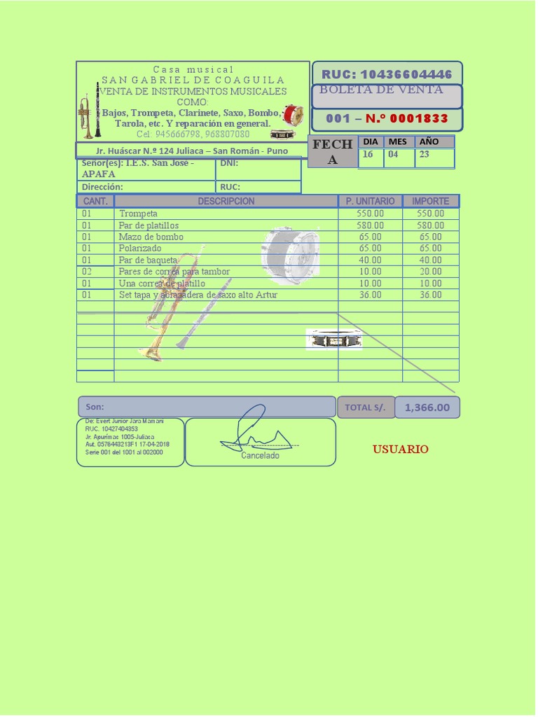 Boleta de Venta | PDF