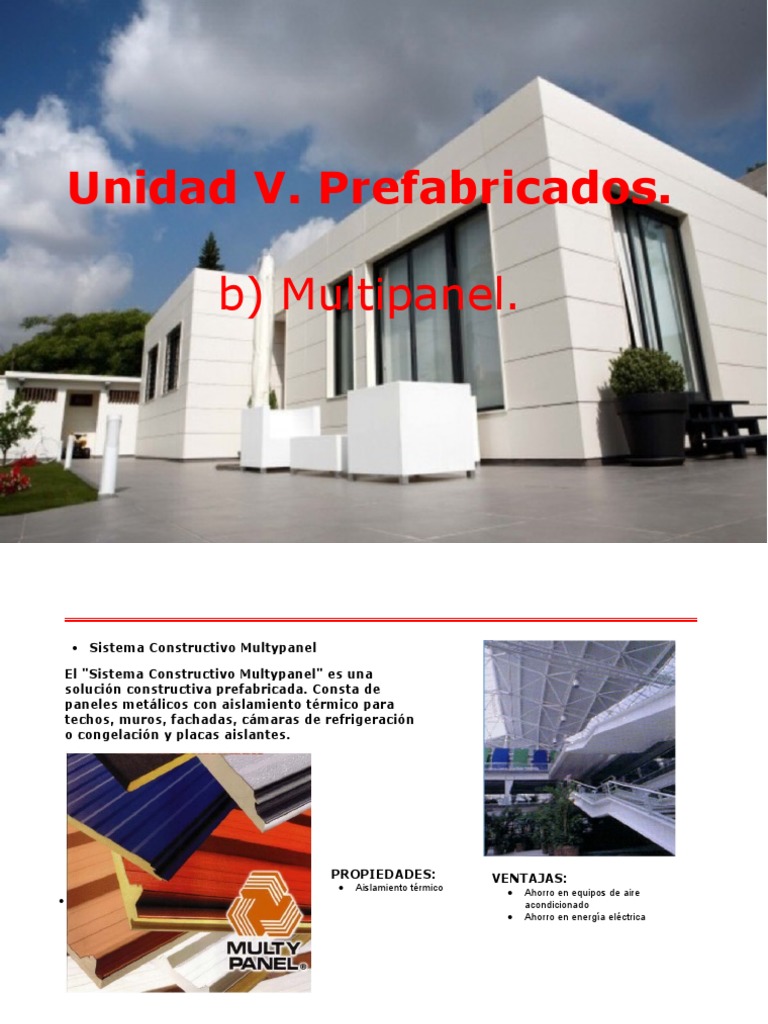 Ventajas del Sistema Multypanel | PDF | Aislamiento térmico
