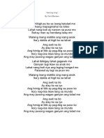Asin - Masdan Mo Ang Kapaligiran Lyrics - Genius Lyrics | PDF