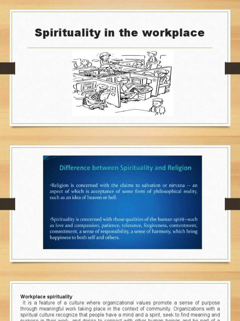 Spirituality in The Workplace | PDF | Spirituality | Creativity
