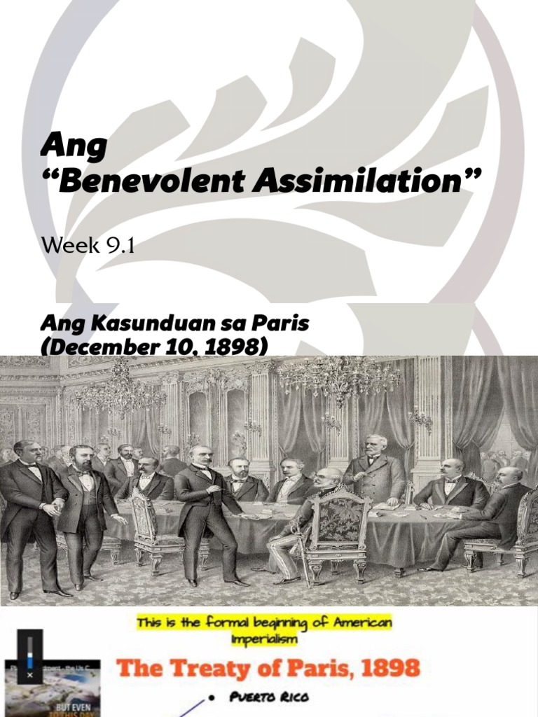 TOPIC 9.1 - Benevolent Assimilation | PDF | International Relations ...