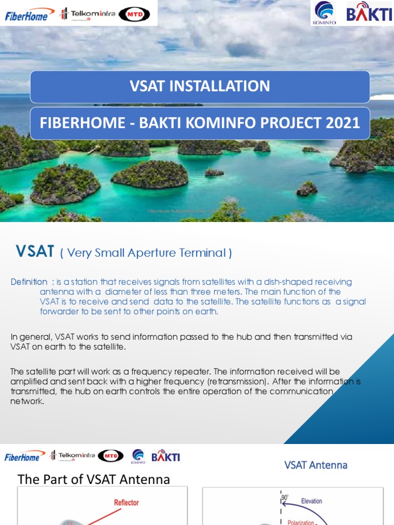 Fiberhome VSAT BAKTI Kominfo Project 2021 - 27072021 | PDF | Very Small ...