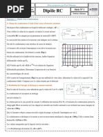 Exercices corrigés dipôle RL 2ème bac | PDF | Tension électrique ...
