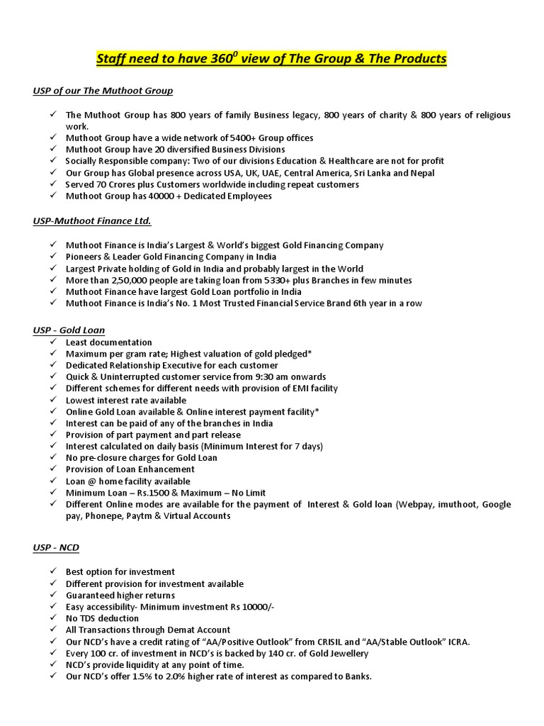 USP of All the Products (1) (1) | PDF | Foreign Exchange Market | Insurance