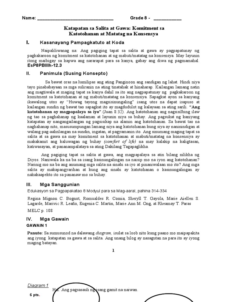 EsP8 - LAS - Q4 - MEC 12.3 2023 | PDF