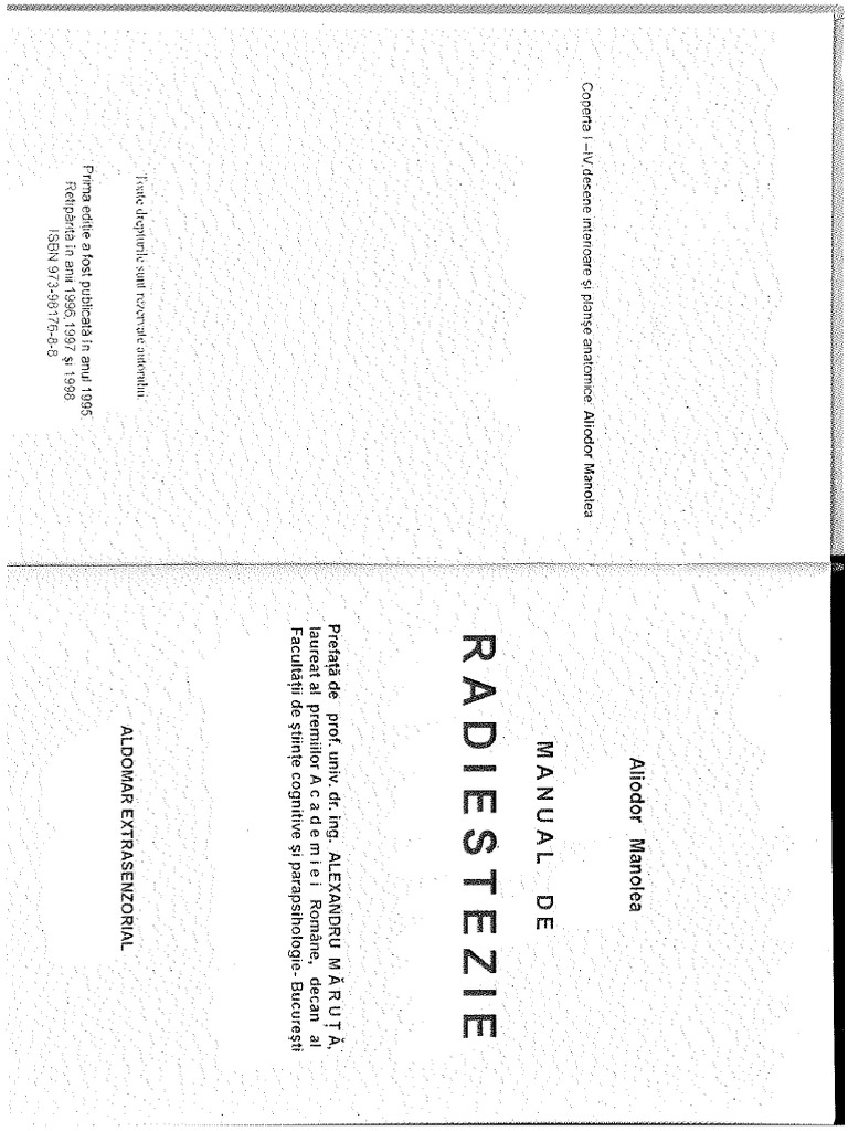 Manual de Radiestezie - Aliodor Manolea | PDF