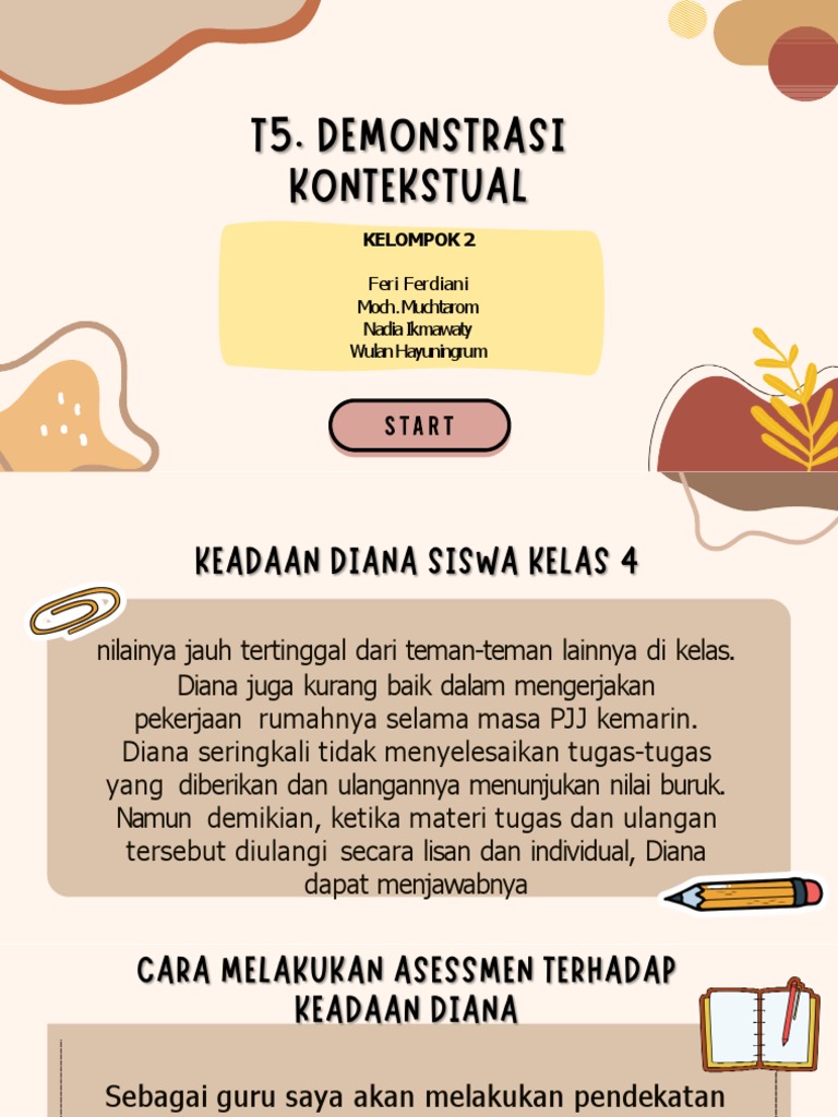 T5. Demonstrasi Kontekstual PPDP PDF | PDF