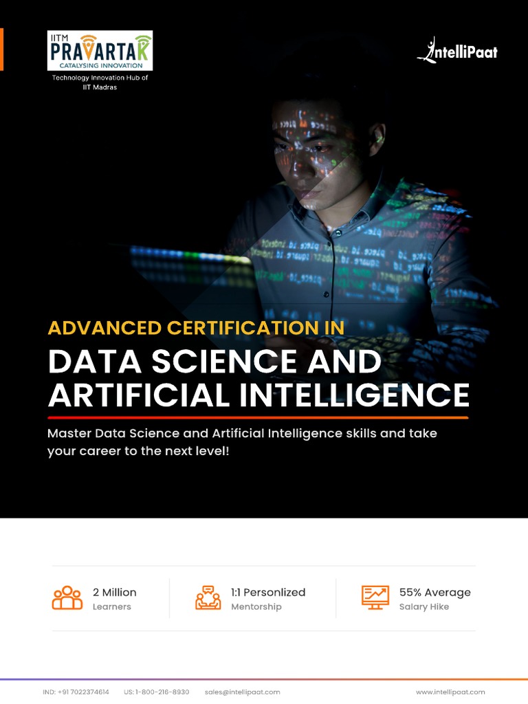 Advanced Certification in Data Science and Artificial Intelligence | PDF | Machine Learning ...