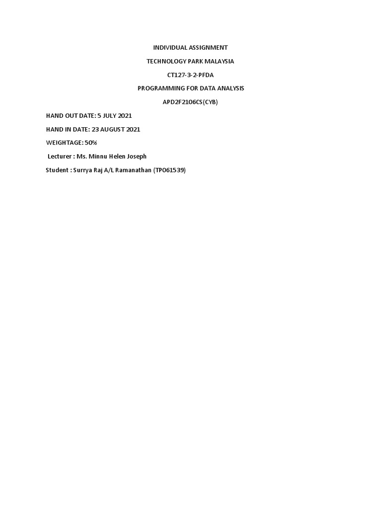 House Rentals Data Analysis Assignment | PDF