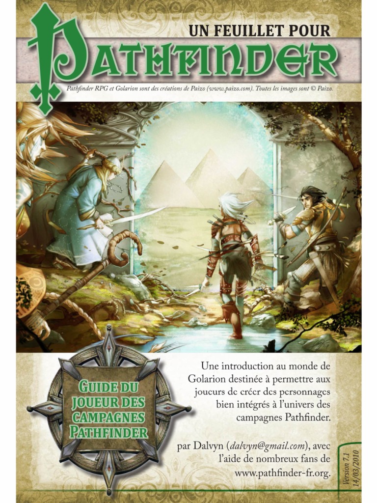 PF1 Guide Du Joueur Des Campagne Pathfinder | PDF