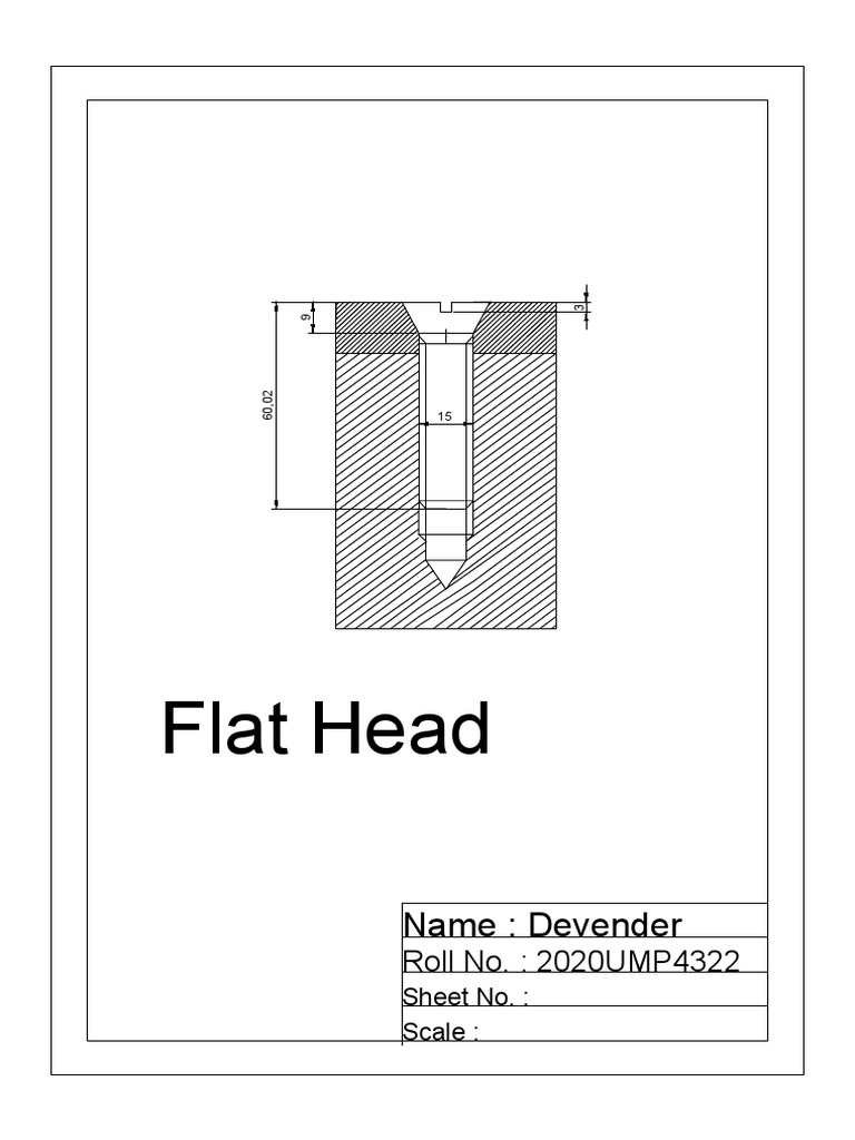 Flat Head Model | PDF