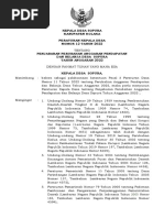 Contoh Perdes APBDes Tahun 2025 | PDF